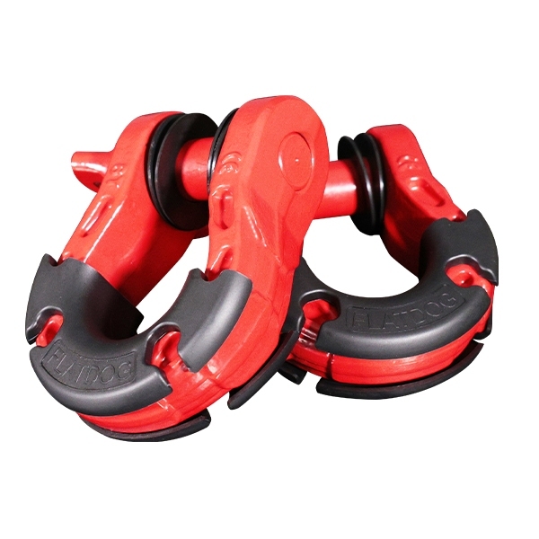 Flatdog 8T Extreme Shackle Set - Red £30.00 - RECOVERY - Shackles and ...